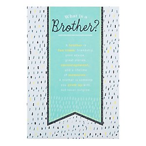 Hallmark Brother Birthday Card With Love - Medium