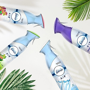 Febreze Air Freshener Odor Eliminator Spray, Assorted Scent Febreze & Bathroom Deodorizer, Original, Island Fresh, Linen Sky & Lavender, 4 Pack