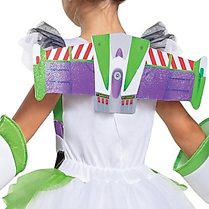 Disguise Buzz Tutu Deluxe Toy Story 4 Child Girls Costume, S (4-6x), White
