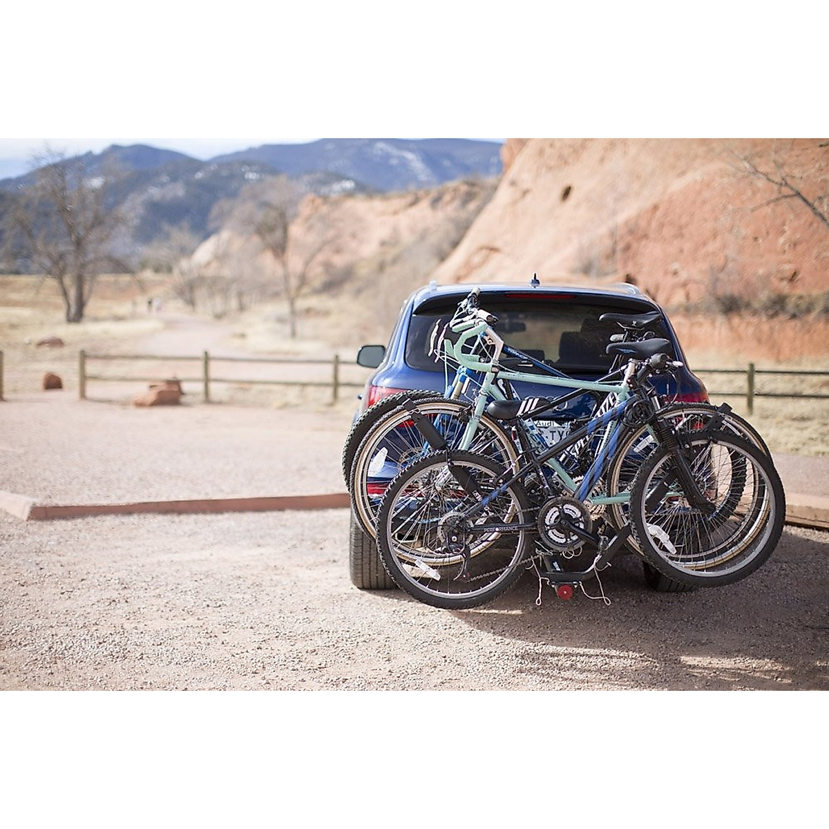 Let's Go Aero BBR253 BikeWing Hitch Rack (4 Tilt Up Four Bike (BBR253)), Black