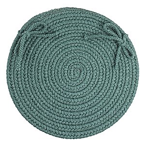 Solid Chair Pad, Teal