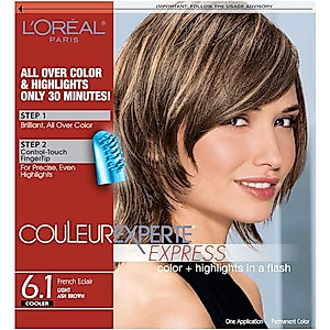 L'Oreal Paris Couleur Experte 2-Step Home Hair Color and Highlights Kit, French Éclair