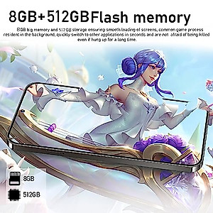 xixaomiro i14Pro Max Unlocked 5G Cellphone Android Smartphone Mobile Phone, 8GB RAM, 512GB ROM 1TB Expandable, 6.8'' FHD Screen, 6000mAh Battery, Dual Sim Card, 48+13MP Camera (Golden)