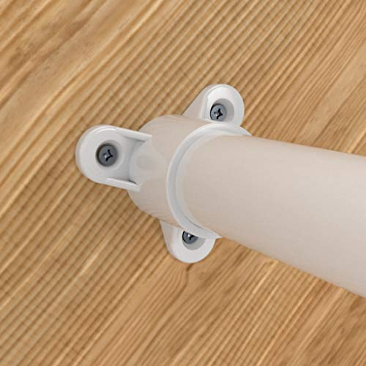 FORMUFIT F034ECT-WH-10 3/4" Furniture Grade Table Screw Cap in White, 1.05" ID, PVC (Pack of 10)