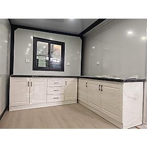 Generic Foldable Luxury Villa Expandable Portable House Foldable Container House 40 ft conter Homes, wihte