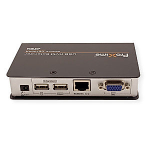 ATEN CE700A Console Extender USB VGA KVM Extender CAT5 up to 500ft - Built in ESD - Includes 2x Power Adapters for Local and Remote Unit, KVM Cables and Rack Mount kit