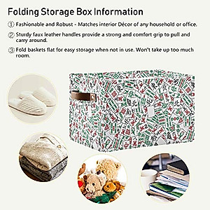 GuoChe Mahjong Storage Baskets Collapsible Storage Bin Toy Basket for Home Organizing Closet Shelves Pets 1 Pack