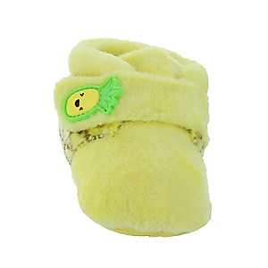 UGG Unisex-Baby Bixbee Pineapple Stuffie Boot, Pineapple-yellow, 2-3 Infant