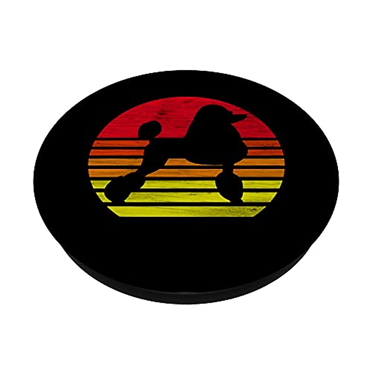 Retro Poodle Silhouette PopSockets Swappable PopGrip
