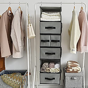 GRANNY SAYS Bundle of 1-Pack Closet Door Organizer & 3-Pack Storage Containers for Organizing