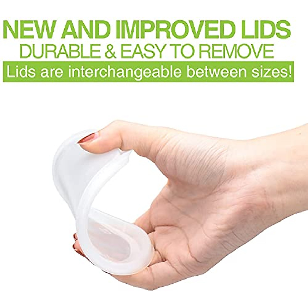 Generic Food Storage Container 48 Set Deli Containers With Lids Reusable Plastic Small Soup Bowls Salad Cups Leakproof Safe BPA Free For freezer Dishwasher Microwave(16 oz)