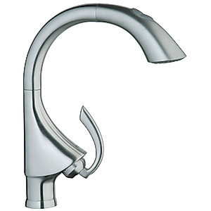 K4 Single-Handle Pull-Out Kitchen Faucet with Dual Spray