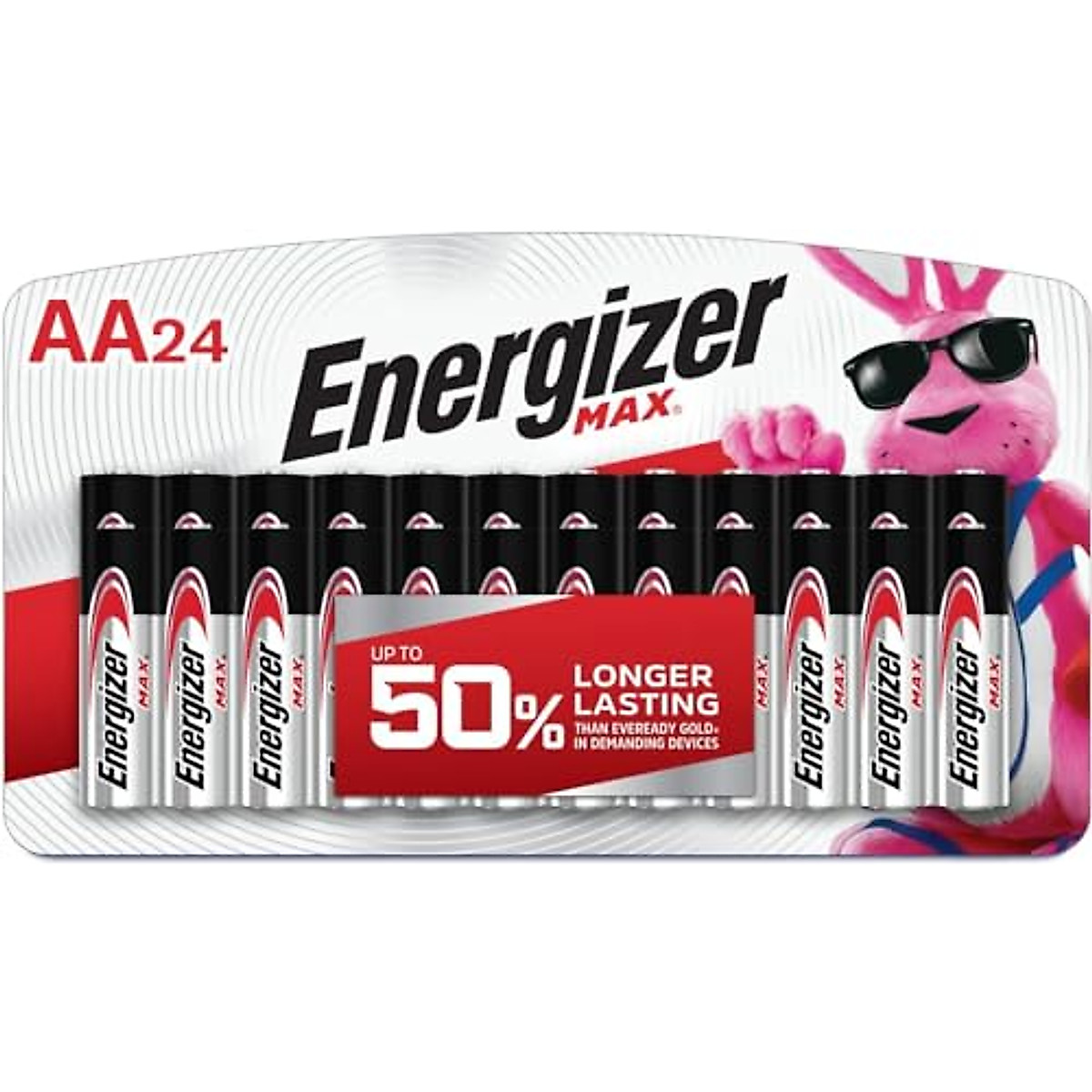 Energizer AA Batteries and AAA Batteries, 24 Max AA and 24 Max AAA Batteries Variety Pack, 48 Count