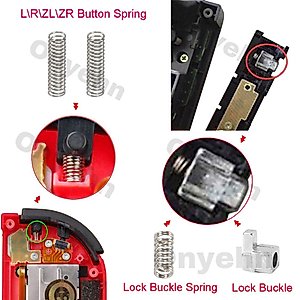 Onyehn 27 in 1 Joystick Analog Thumbstick Replacement Repair Kit for Fix Drift Nintendo Switch/Switch OLED Joy-Con Controller with Metal Latch,Screwdrivers