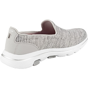 Skechers Women's Go Walk 5 Honor Sneaker, Grey, 8