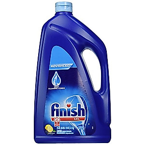 Finish Gel Automatic Dishwasher Detergent, Lemon Scent 75 oz