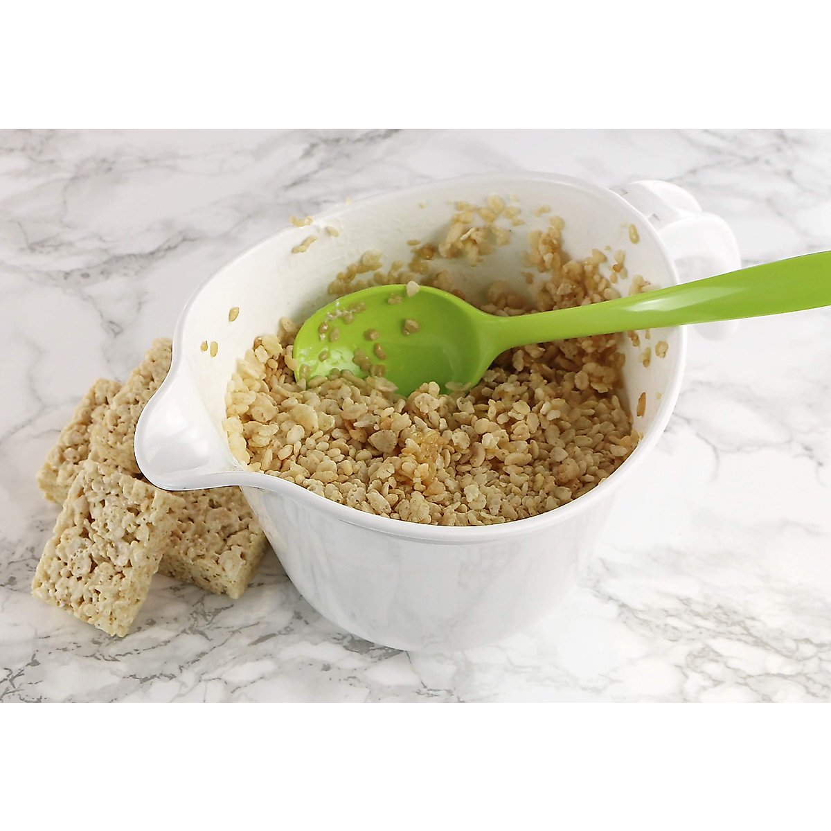 Calypso Basics by Reston Lloyd Melamine Utensil Set, 4-Piece, Lime
