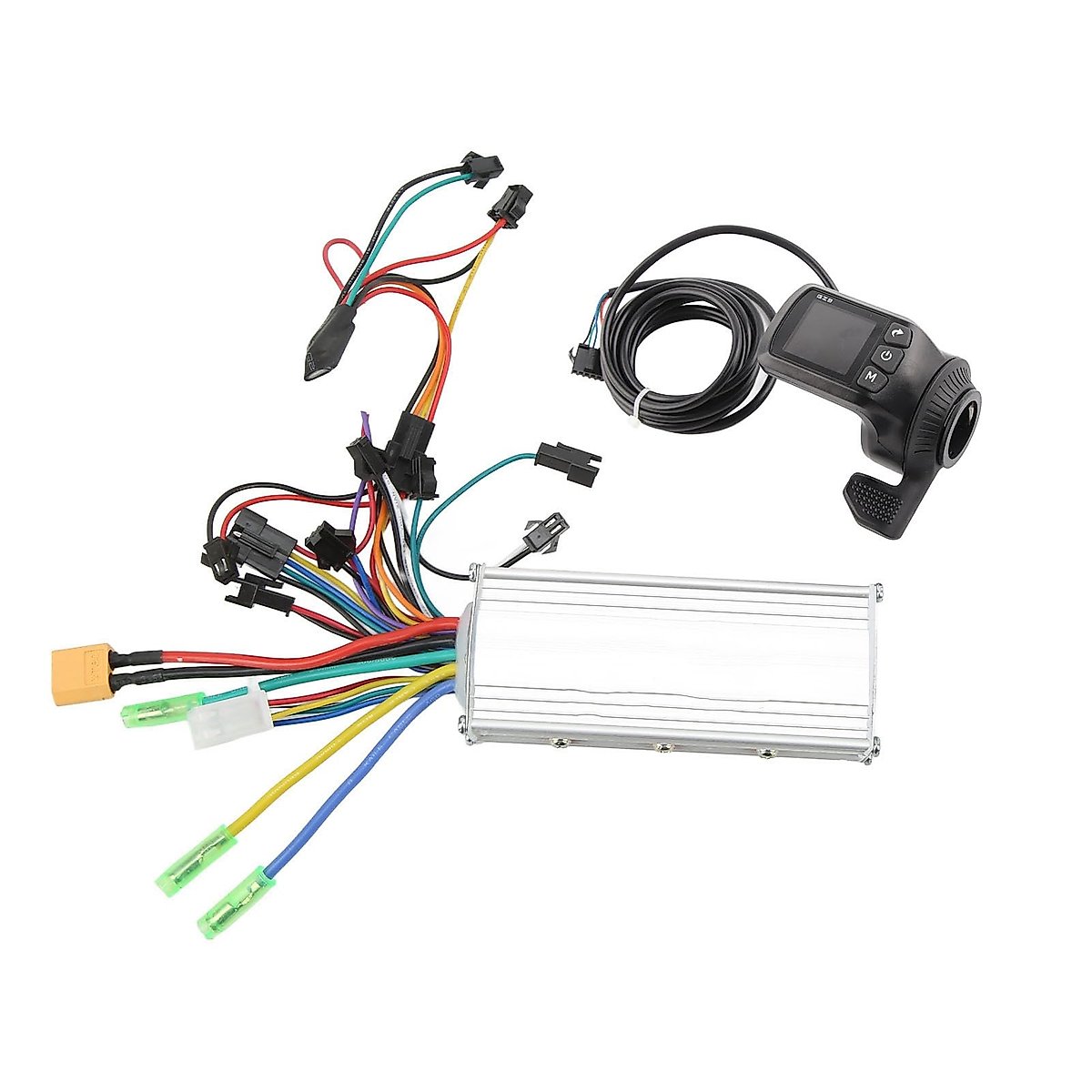 Alomejor Electric Brushless Controller, GZ3 LCD Display 2 in 1 48/60V 500W Scooter Controller Set for 22.5mm Diameter Handlebar