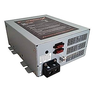 Powermax PM3-40-24LK 40 Amp 24 Volt Power Supply Converter with LED Light, Battery Chargers UL- CUL Approved, Built-in 3 Stage Charging and Quite Fan Cooling