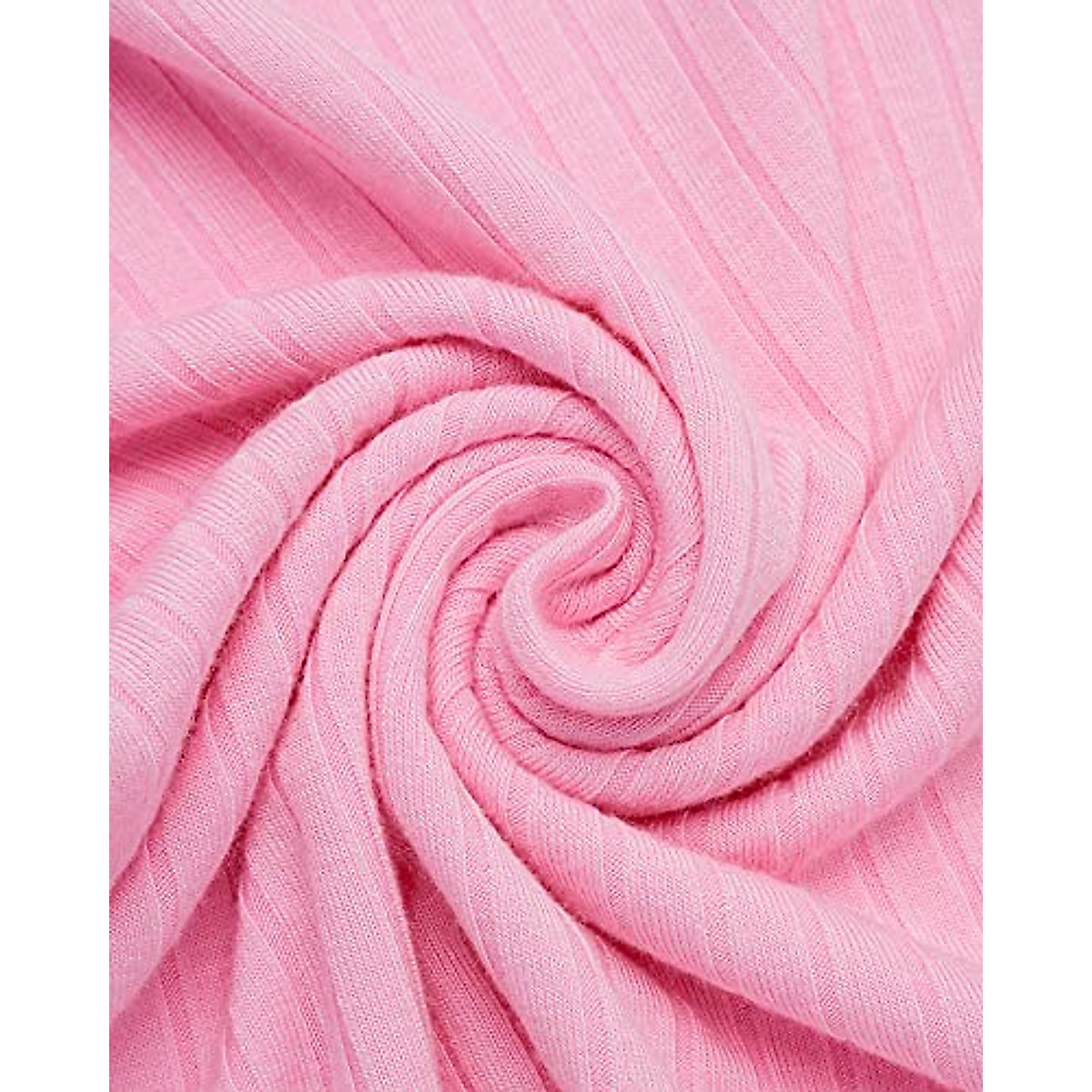 Mon Petit Baby Girls' Pajama Set - 8 Piece Rib Knit Sleepwear Shirt and Jogger Pants (12M-7), Size 4T, Light Pink/Grey/Ivory/Pink