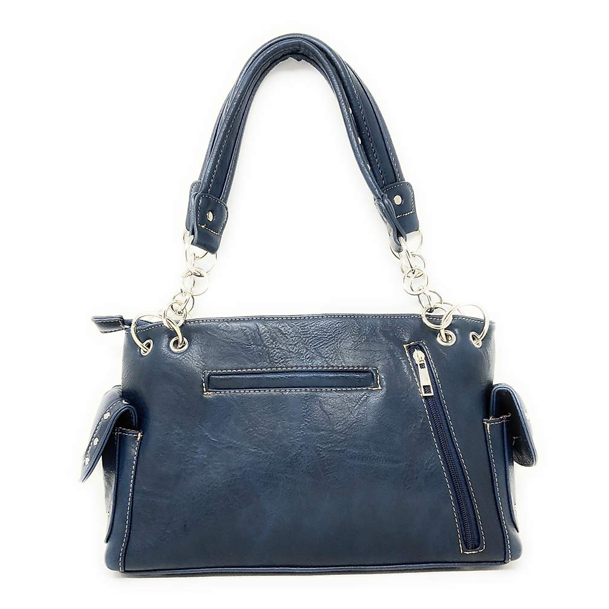 Premium American National Flag Rhinestone Handbag, Messenger bag, Wallet in Multi Colors (Texas State Map Set)