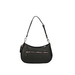 GUESS Noelle Top Zip Shoulder Bag Black One Size