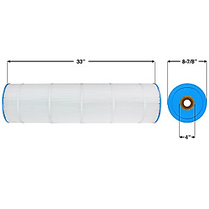 Pureline Pool Replacement Cartridge Filter, 200 Sq Ft, PL0127, Compatible with Jandy CS200