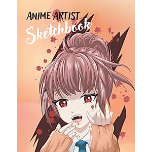 Anime Artist Sketchbook: Blank Paper Sketch Pad for Comic Art Work, Drawing and Sketching. 100 Pages 8.5" x 11"