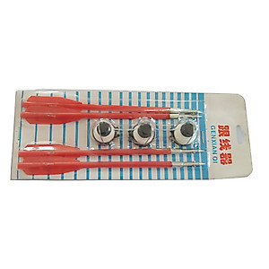 Jiexi Hwyp 4 Fishing Bolts for 50 to 130 Pounds Crossbow & 3 Fishing Line Wheel Pack of 1 (red)