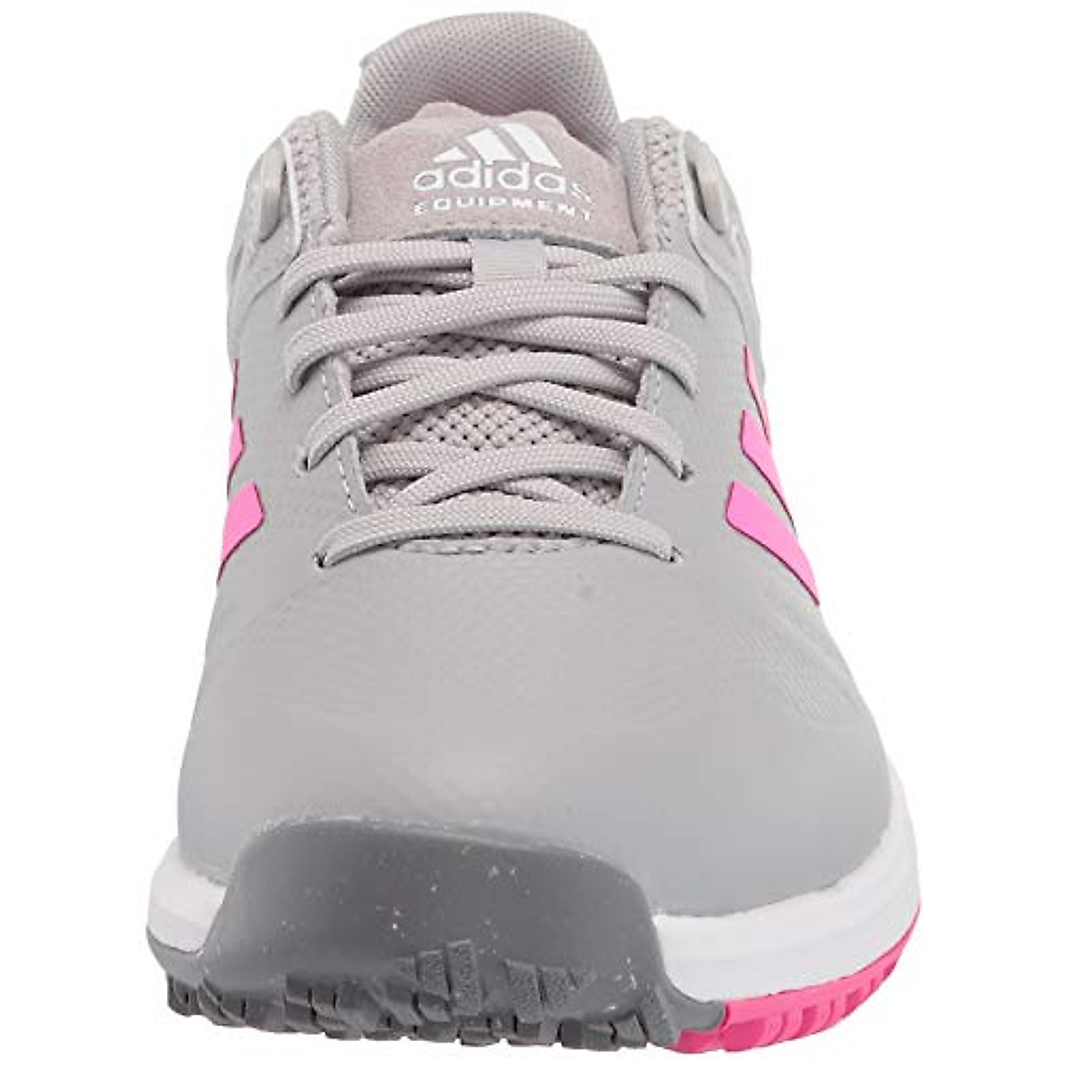 Adidas Women's Golf Shoe, Grey/Screaming Pink/Grey, 8