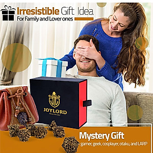 JOYLORD Hollow Metal DND Dice Set - Dragon Head Design for Dungeons &Dragons- Metal Dice Set with Unique Numbers,Unforgettable Dungeons and Dragons Gifts