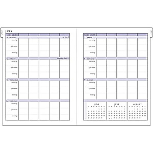 2024 Hydrangeas Family Weekly Planner (18 months, July 2023 to Dec 2024)