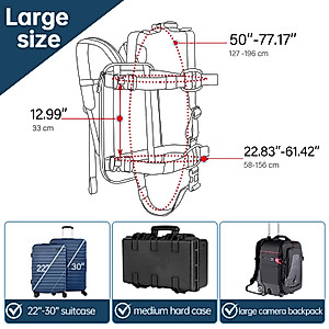 Hardcase/Carry On Trolley Luggage Backpack Conversion System Adjustable Strap