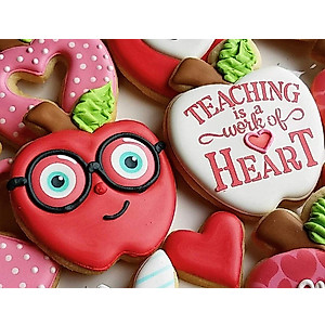 Back to School & Teacher Appreciation Cookie Cutters 3-Pc. Set Made in the USA by Ann Clark, Apple, Pencil, Notebook