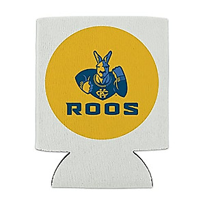 University of Missouri - Kansas City Secondary Logo Can Cooler - Drink Sleeve Hugger Collapsible Insulator - Beverage Insulated Holder