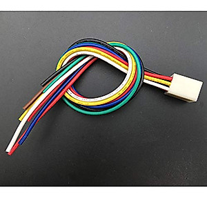 ALLMOST Compatible with Kubota 9 Pin Male Plug Radio Wire Harness Tractor RTV CD Player Dash Stereo 1