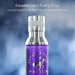 Beverly Hills Polo Club Body Spray for Men - BHPC Champion - Notes of Vanilla, Lily, Oakmoss & Patchouli - Long Lasting Body Mist Cologne Scent - Ideal Gift for Him, 6oz