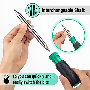 Bates- 11-in-1 Screwdriver/Nut Driver, Multi-Bit Screwdriver, Multi Screwdriver, 11 in 1 Screwdriver, Screw Driver, Multibit Screwdriver, All in One Screwdriver, Multitool Screwdriver