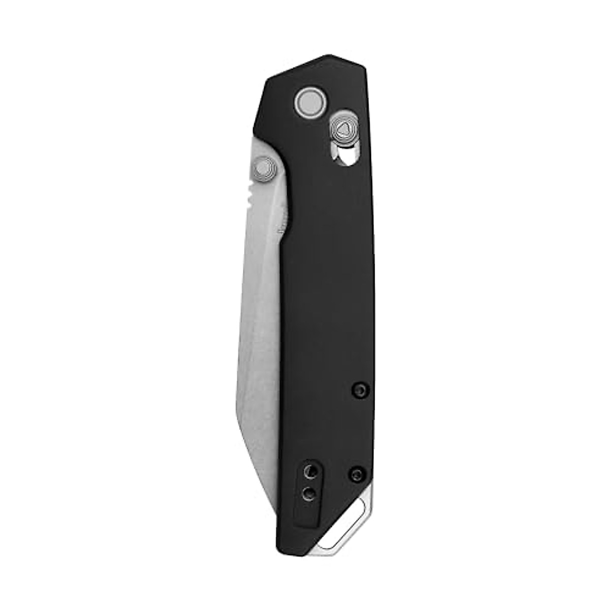 Kershaw Iridium Reverse Tanto Folding Pocket Knife, Sleek 3.4 inch D2 Steel Blade, DuraLock Locking Mechanism, Aluminum Handle, Designed in the USA