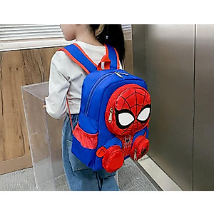 Joiuzacn 3d Cartoon Backpack For Boys 13 Inch Lightweight Waterproof Kids Backpacks Apply To Over 5 Years Old