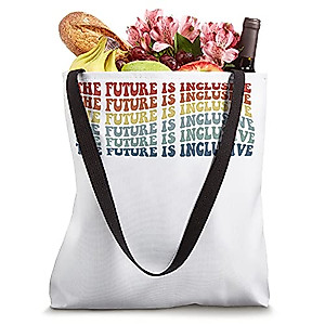 L2Ap Retro The Future Is Inclusive SLP Teacher Appreciation Tote Bag