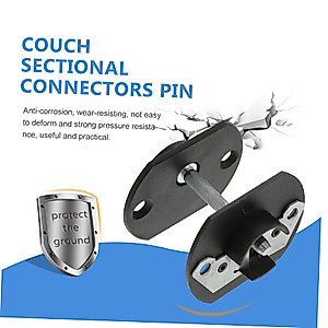 TIDTALEO 4 Sets Sofa Connector Couchs Sectional Sofa Couch Sofa Sleeper Couch Sectional Connectors Sectional Furniture Connector Buckle Sofa Replacement Parts Dedicated Pin Iron