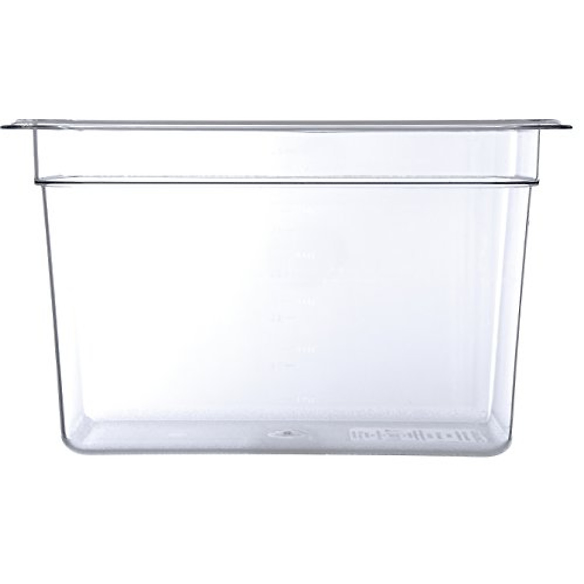 Carlisle FoodService Products Plastic Food Pan 1/3 Size 8 Inches Deep Clear