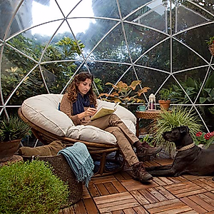 Garden Igloo - Improved Version V2 - 12' Walk-in Garden Dome Igloo