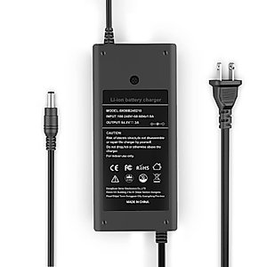 54.8V 2A Power Supply Adapter Charger for 48V 13S Lithium Li-ion Battery Pack DC Plug 5.5mm 2.1mm