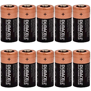 Duracell Dl123 Ultra Lithium Photo, 10 Battery