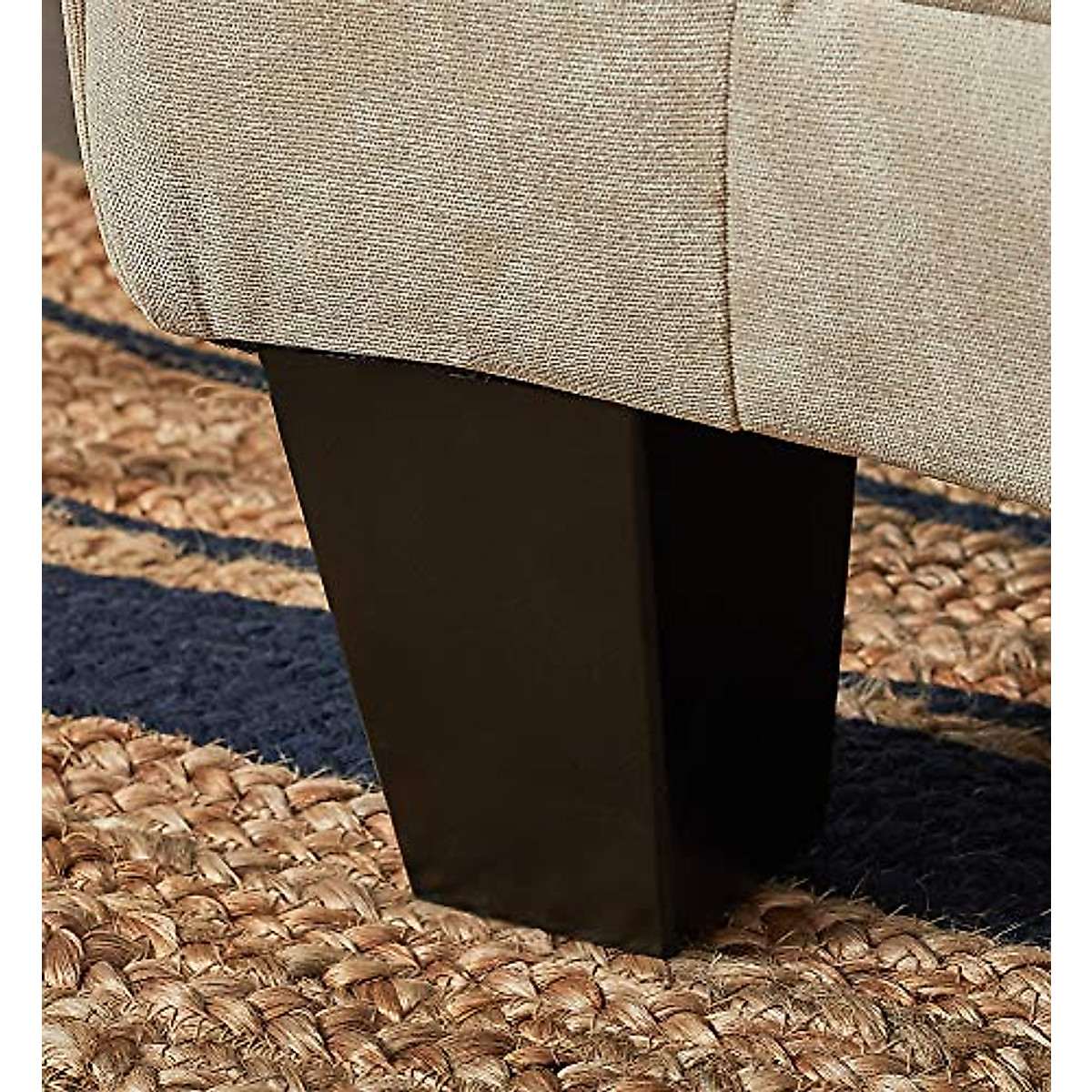 Serta Copenhagen 78" Sofa - Pillowed Back Cushions and Rounded Arms, Durable Modern Upholstered Fabric - Marzipan