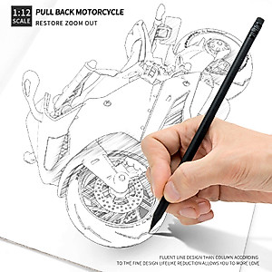 CYYSFIVQZ Toy Motorcycle-Pull Back Motorcycle Toy with Sounds and Lights,1:12 Scale Motorcycle Model Toy for Kids, Pull Back Vehicle for Boys Kids Age 3+ Year Old Supplies (Silver Gray)