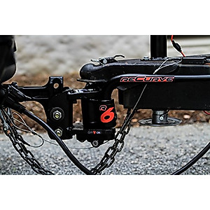 Camco Eaz-Lift ReCurve R6 1,200lb Weight Distribution Hitch | Features 1,400lb Max Tongue Weight Rating, 2-5/16-inch Ball has a 15,000lb Max Rating, and Premium Adaptive Sway Control | (48734)