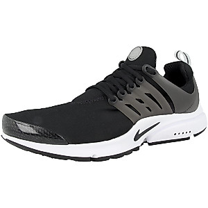 NIKE Men's AIR Presto Sneaker, Black White, 7